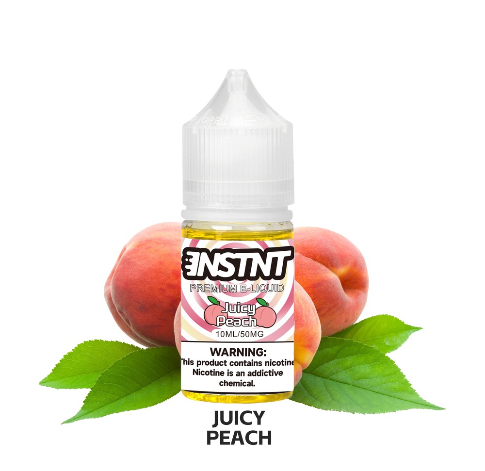 INSTNT Juicy Peach E-Liquid 10ml 50mg | Mini Vape Juice in Pakistan